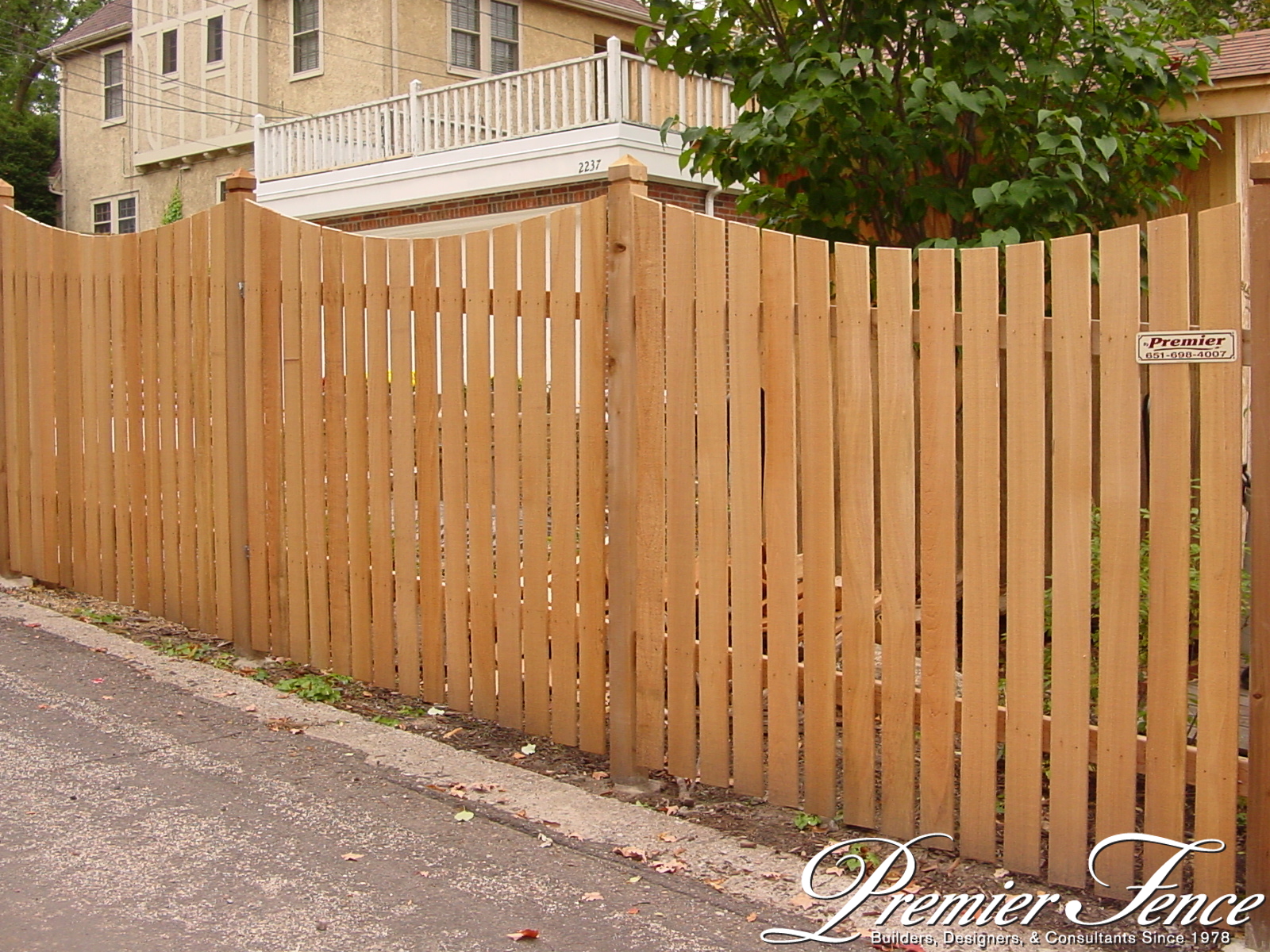 Classic Wood Privacy – Premier Fence Inc. Fence Minneapolis St Paul ...