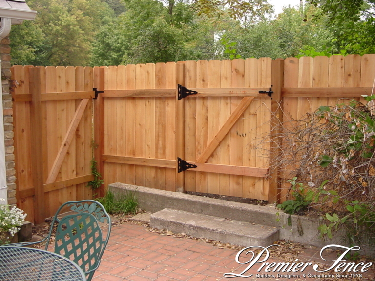 Wood Gates – Premier Fence Inc. Fence Minneapolis St Paul Fencing ...