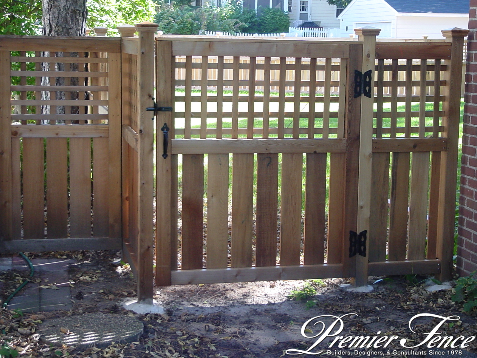 Wood Gates – Premier Fence Inc. Fence Minneapolis St Paul Fencing ...