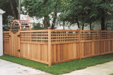 Wood Lattice Fence – Premier Fence Inc. Fence Minneapolis St Paul ...