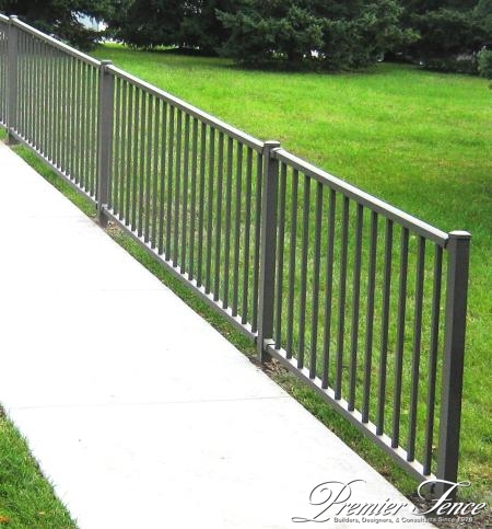 Aluminum Railing – Premier Fence Inc. Fence Minneapolis St Paul Fencing ...