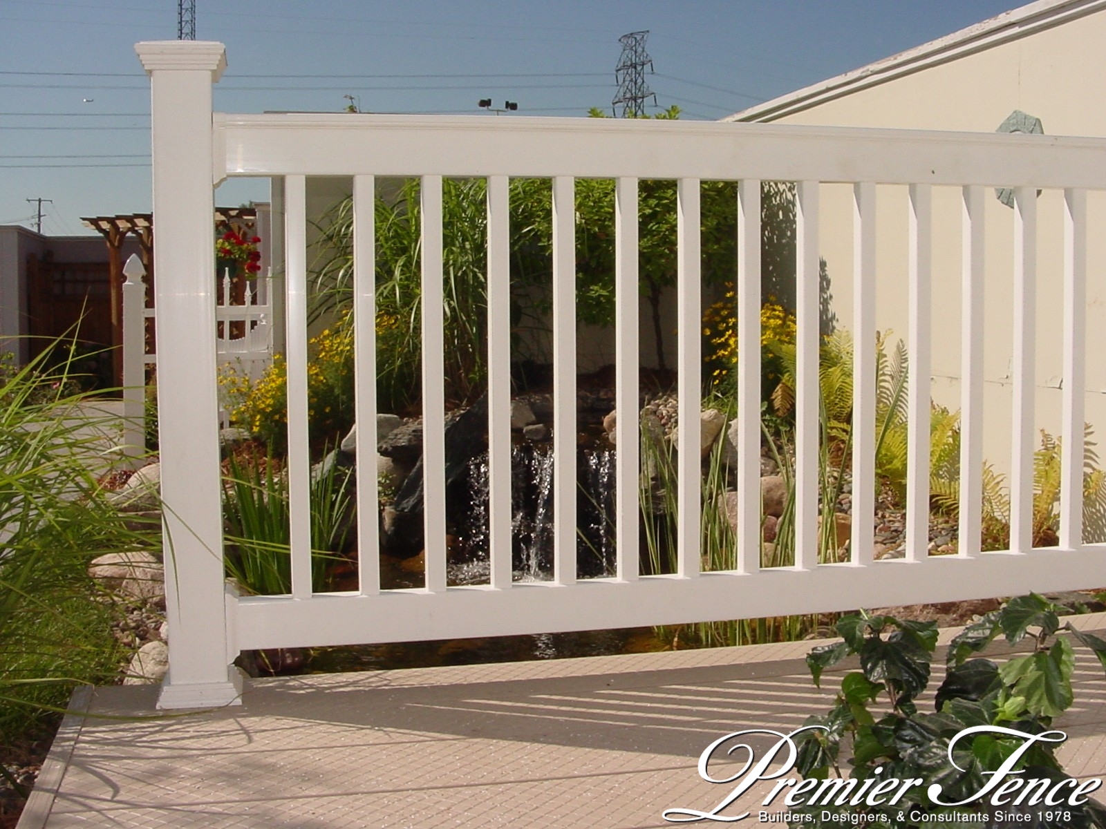 Vinyl Railings – Premier Fence Inc. Fence Minneapolis St Paul Fencing ...