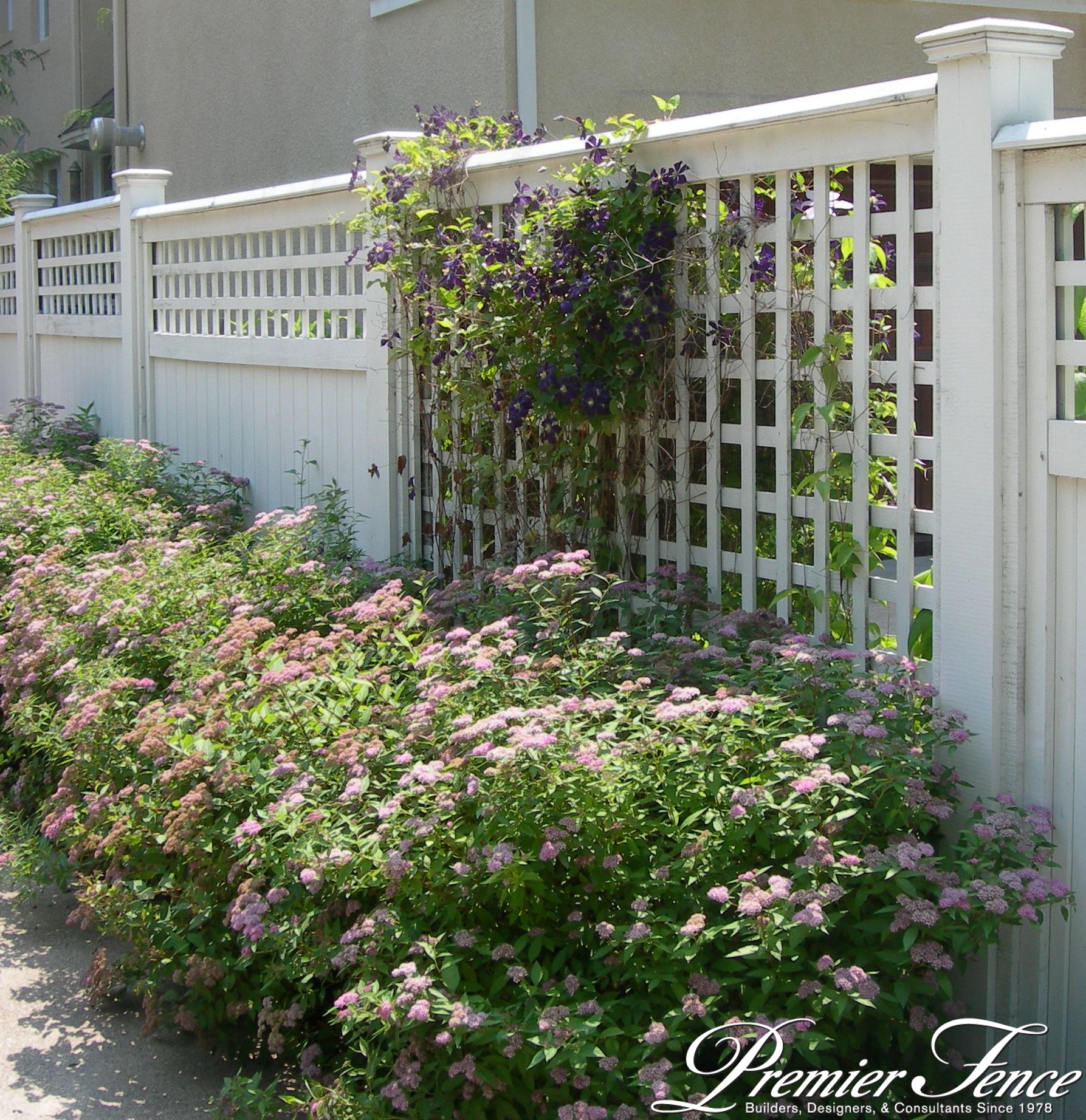 Wood Lattice Fence – Premier Fence Inc. Fence Minneapolis St Paul ...