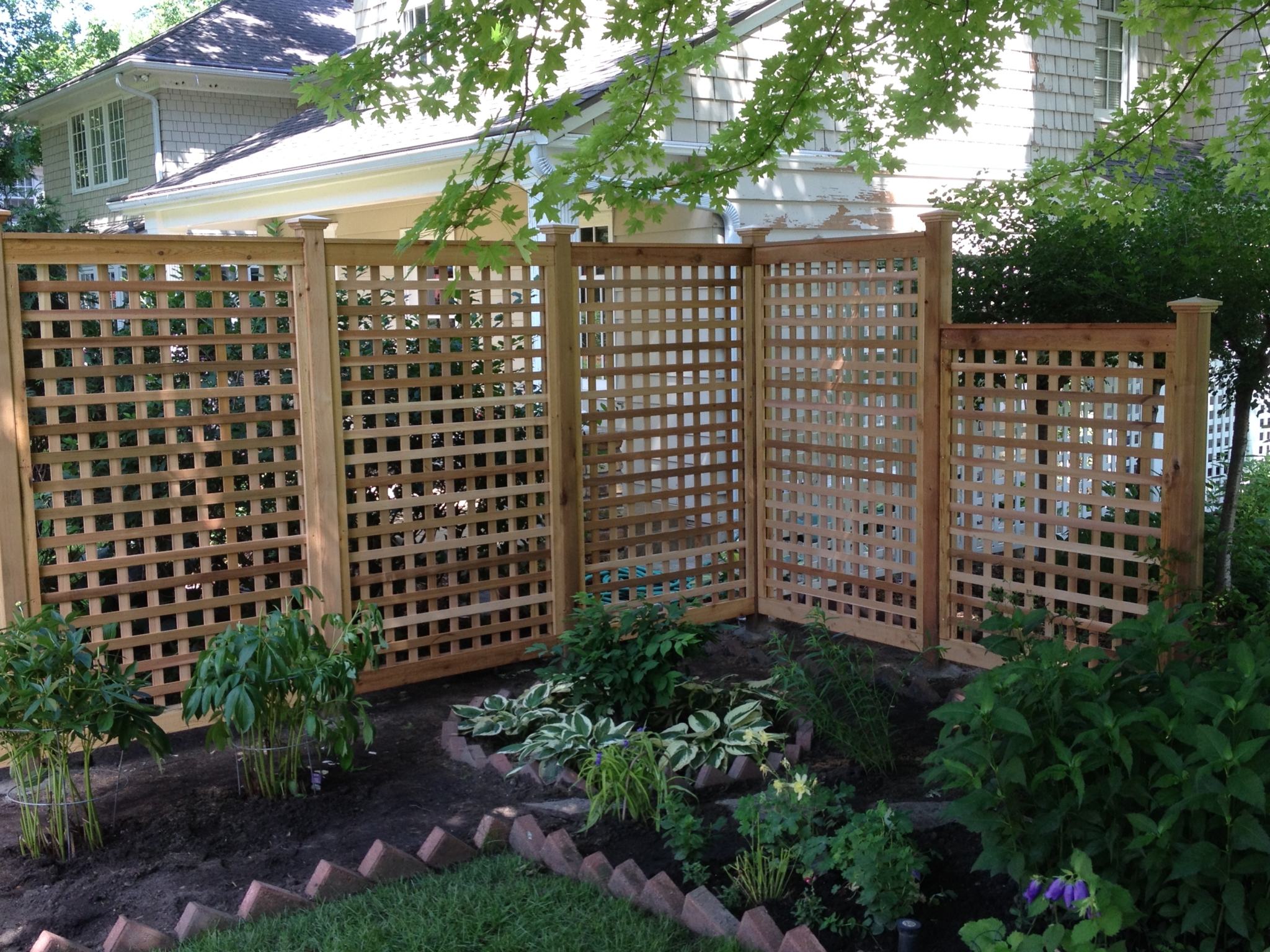 Wood Lattice Fence – Premier Fence Inc. Fence Minneapolis St Paul ...